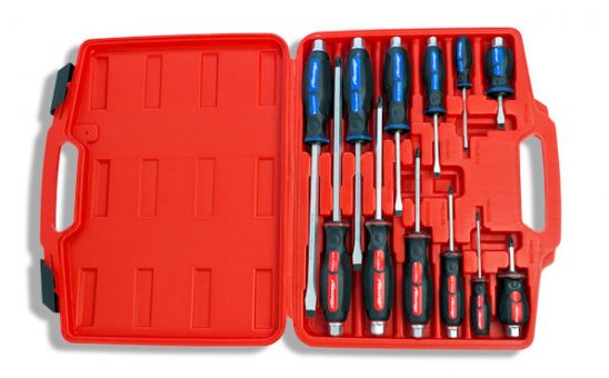 12pc Premium G-Through Screwdriver Set - Heavy Metal Trade Tools